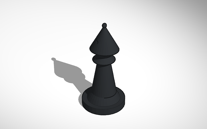 3D design Bishop | Tinkercad