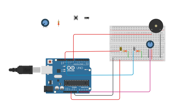 Circuit design Water Level Template - Tinkercad