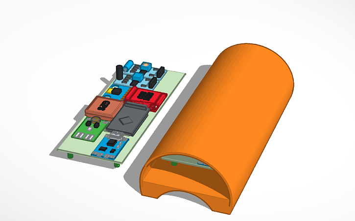 3D design Copy of Arduino GSM+GPS Tracker - Tinkercad