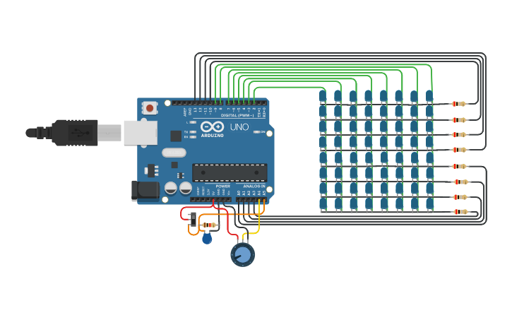Circuit Design Multiplex Vide Loop Code Tinkercad