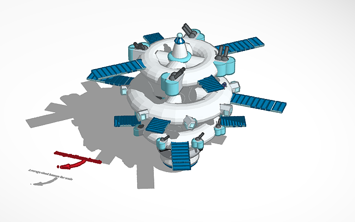 3D design Starship Challenger | Tinkercad