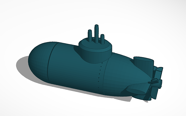 3D design Submarine | Tinkercad