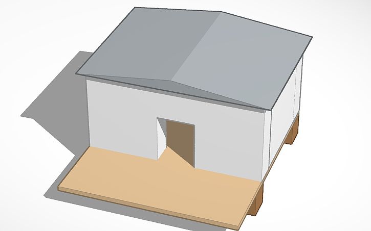 3d Design Cat House Tinkercad