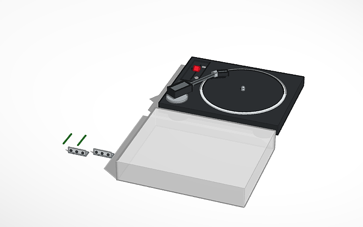 3D design record player | Tinkercad