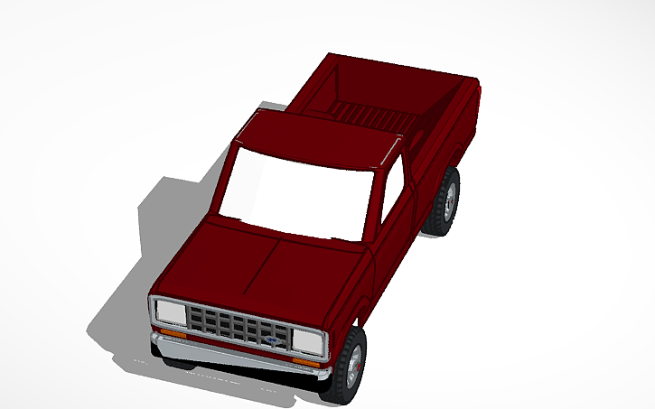 3D design Copy of 1987 Ford Ranger XLT - Tinkercad