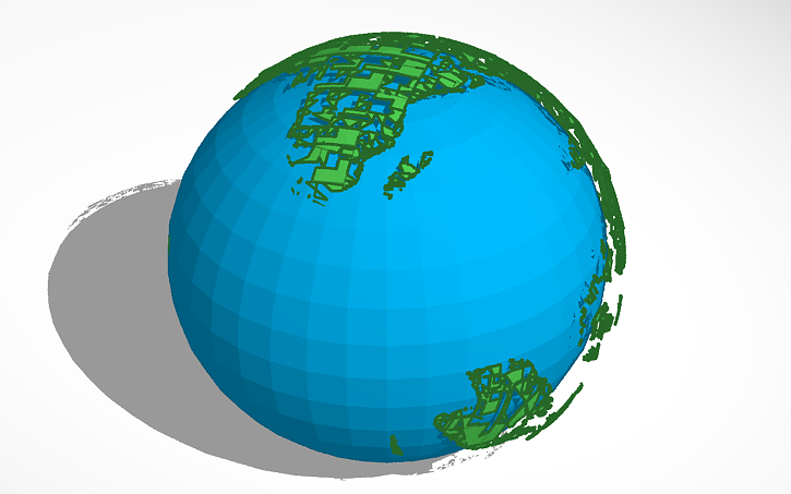 3D design earth - Tinkercad