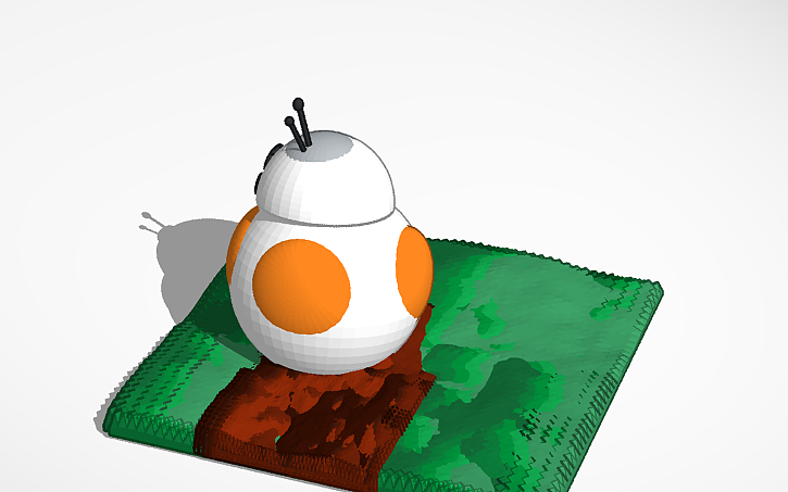 3D design BOBA 8 - Tinkercad