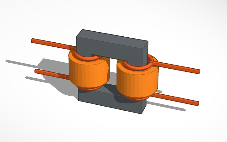 3D design Transformer Sample - Tinkercad