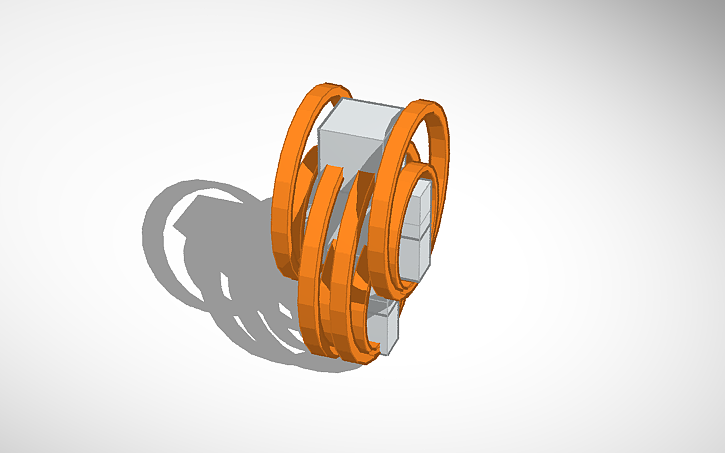 3D design Poseable figure test - Tinkercad