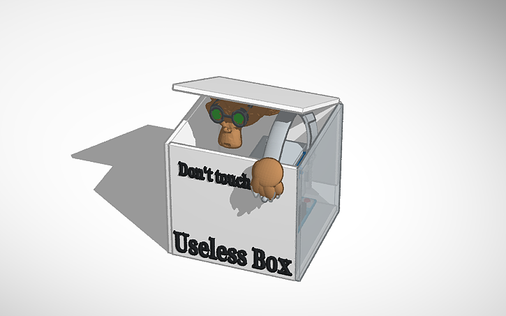 3D design useless box - Tinkercad