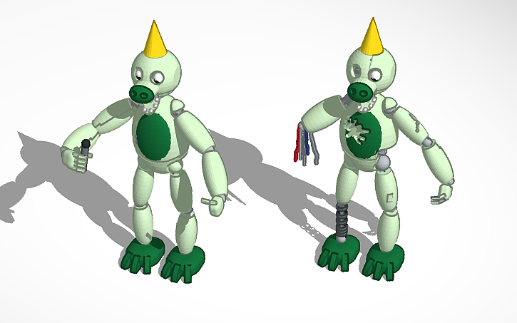 3D design My custom animatronic - Tinkercad