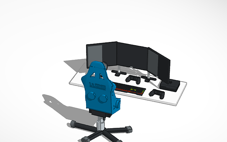 3d Design Gaming Pc Ps4 Tinkercad