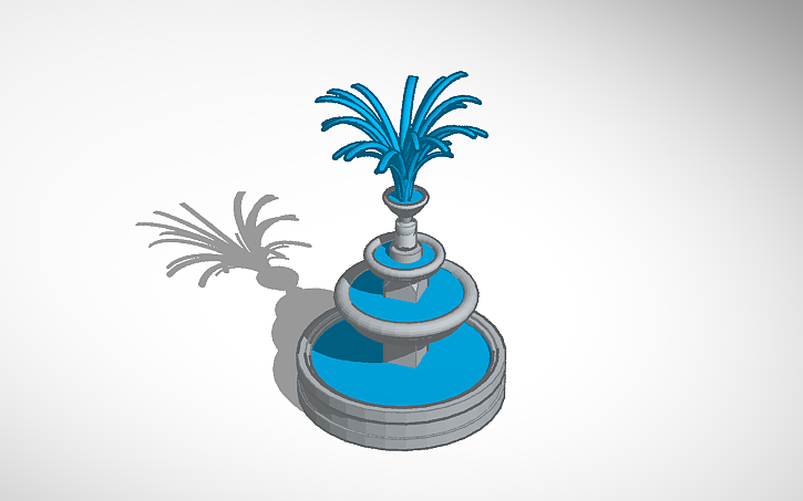 3D design Water Fountain - Tinkercad