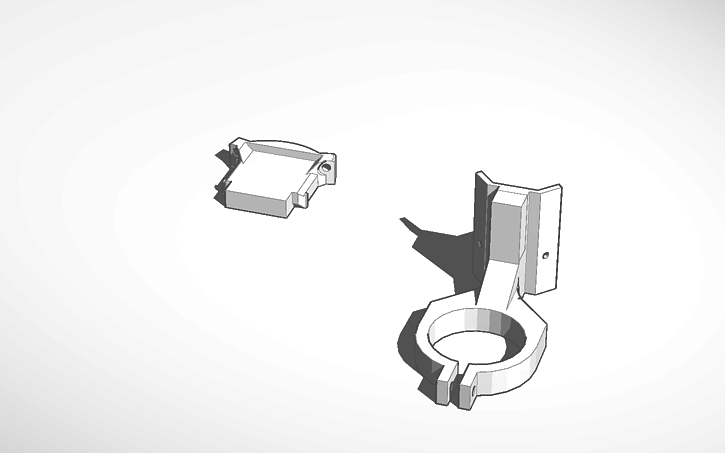 3D design Rotozip RZ2 holder for MPCNC - bottom | Tinkercad