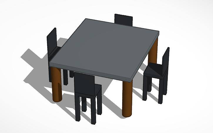 3D design room food | Tinkercad