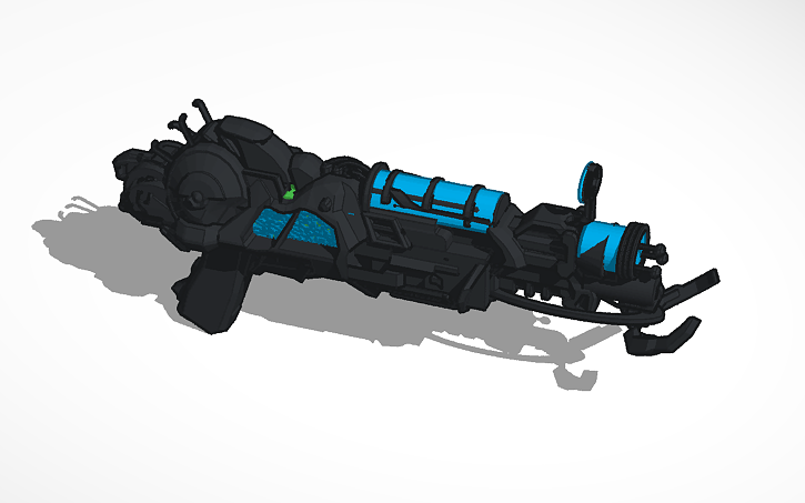 3D design BO3 Raygun! - Tinkercad