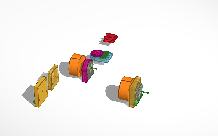 3D design worm gearbox VX | Tinkercad