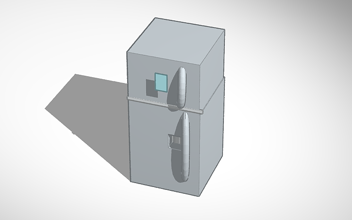 3D design Refrigator - Tinkercad