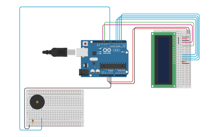 Circuit design POE Arduino Project - Tinkercad