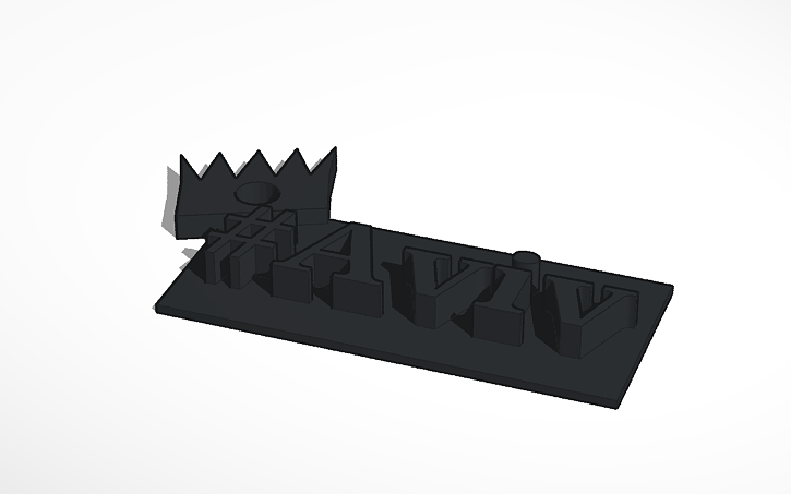 3D design aviv hen - Tinkercad