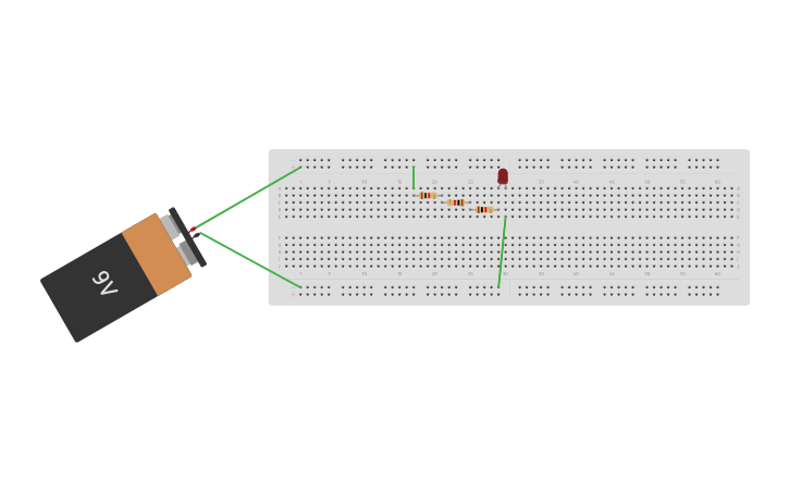 Circuit Design Resistors In Series Tinkercad