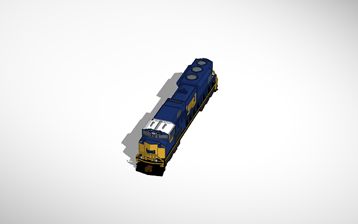 3D design CSX SD70ACe 4849 YN3b | Tinkercad