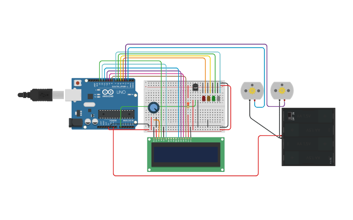 Circuit Design Copy Of 온도센서1 Tinkercad