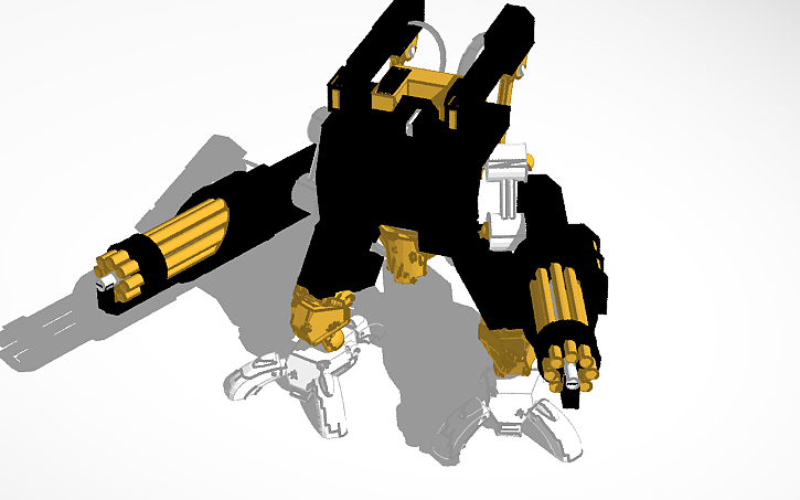 3D design Phantom War Mech | Tinkercad