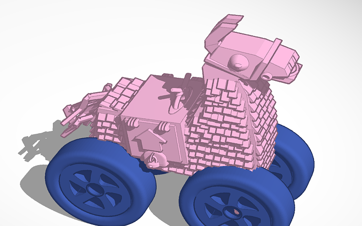 3D design Fortnite car - Tinkercad
