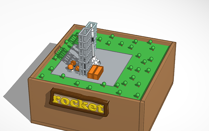 3d Design Rocket Launch Tinkercad