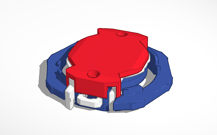 3D design DB DUAL Spin-Beyblade Burst Dynamite Battle. - Tinkercad 3D design DB DUAL Spin-Beyblade Burst Dynamite Battle. - Tinkercad
