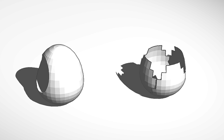 3D design egg | Tinkercad