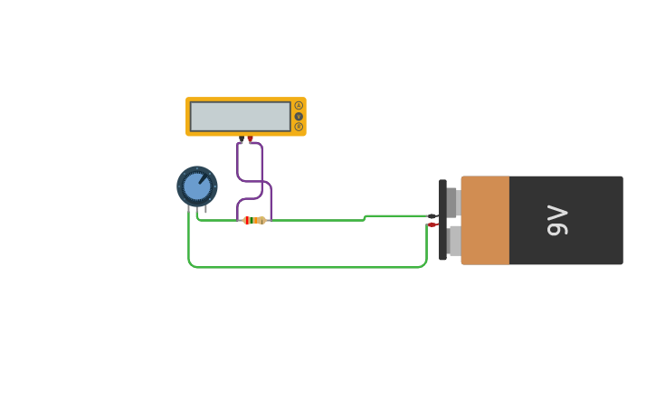 Circuit design Voltage Divider Concept | Tinkercad Circuit design Voltage Divider Concept | Tinkercad