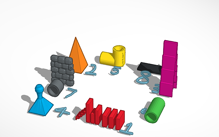 3D design Obstacle course | Tinkercad