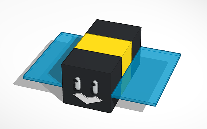 3D design basic bee | Tinkercad
