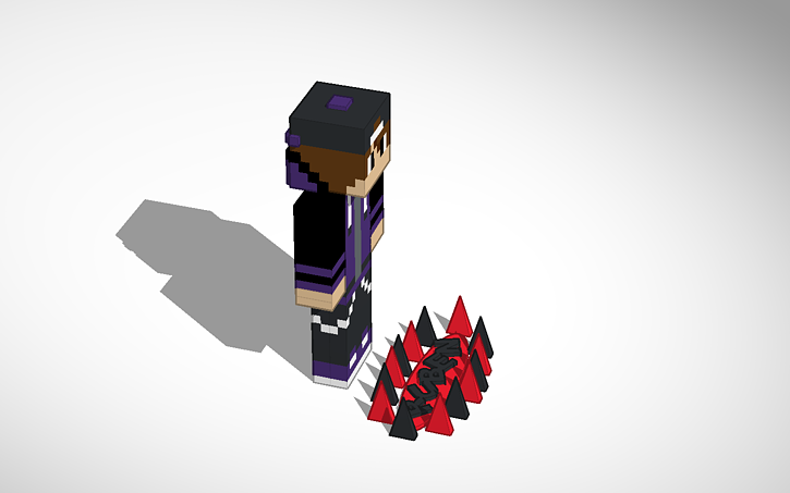 3D design minecraft skin - Tinkercad