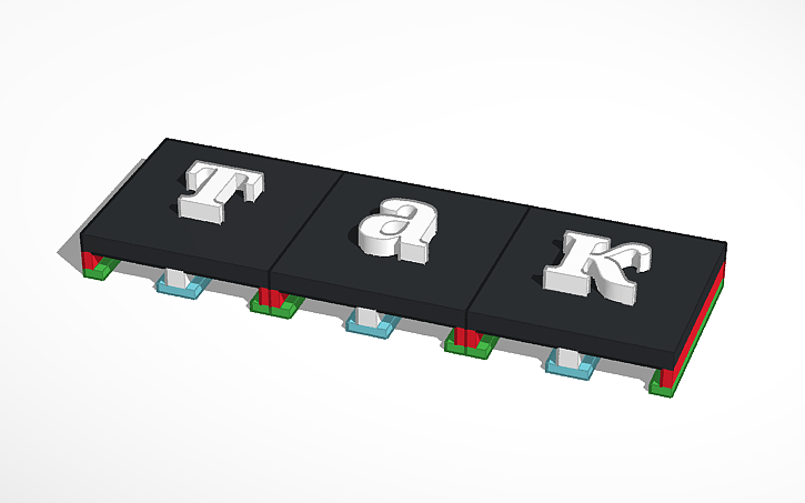 3D design tak - Tinkercad