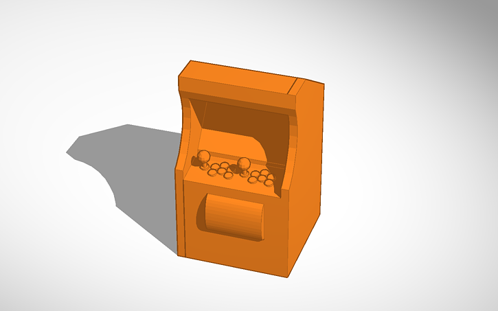 3D design Arcade Machine - Tinkercad
