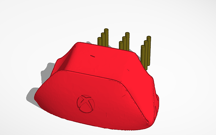 3D design Stand mando xbox - Tinkercad