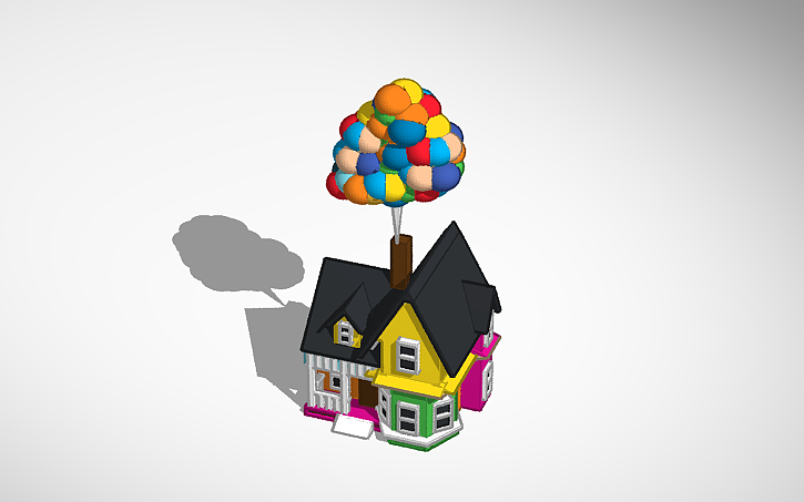 3D design Up House - Tinkercad