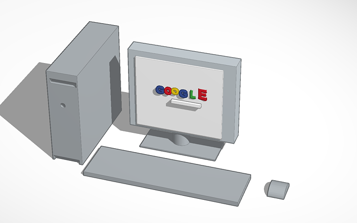 3D design Copy of computer | Tinkercad