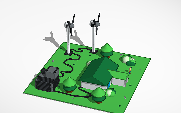 3D design Energia Electrica - Tinkercad
