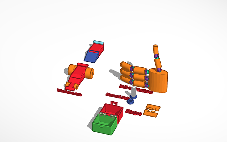 3D design Movable Joint Example - Tinkercad