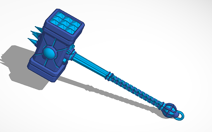 3D design Fantasy War Hammer - Ice Striker | Tinkercad