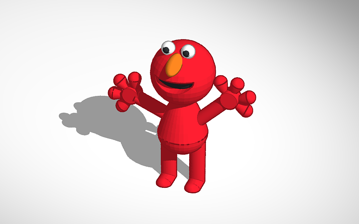 3D design Elmo - Tinkercad