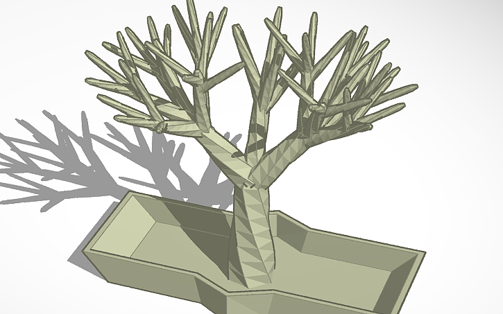 3D design Jewelry Tree | Tinkercad