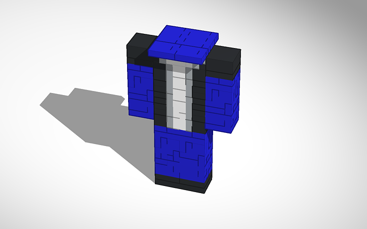 3D design minecraft skin | Tinkercad