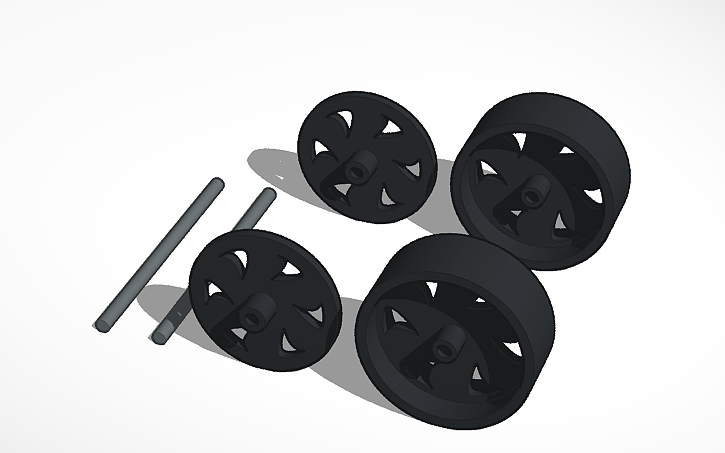 3D design CO2 Dragster - Wheels & Axles - 2022-2023 - Tinkercad