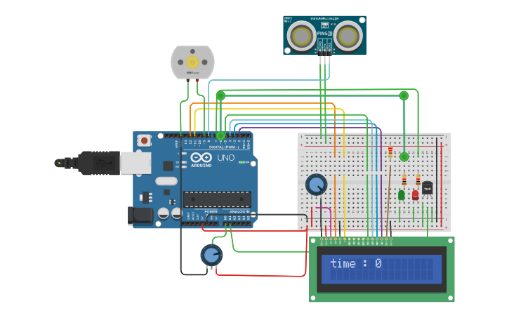 Circuit design production line - Tinkercad