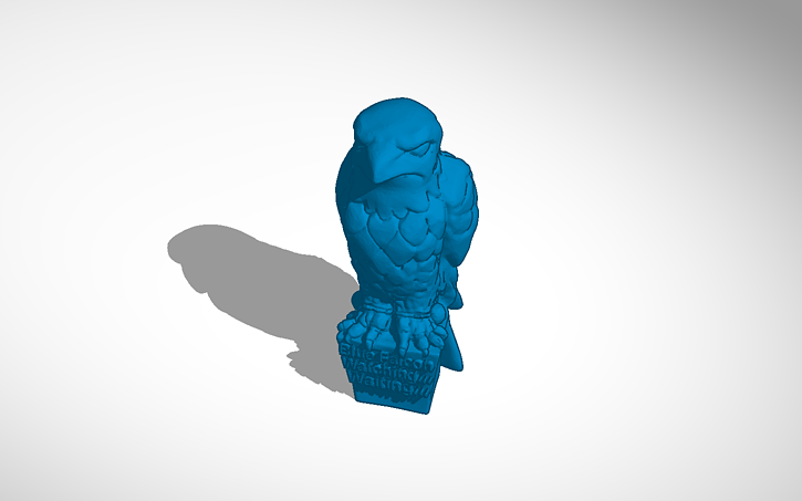 3D design blue falcon | Tinkercad